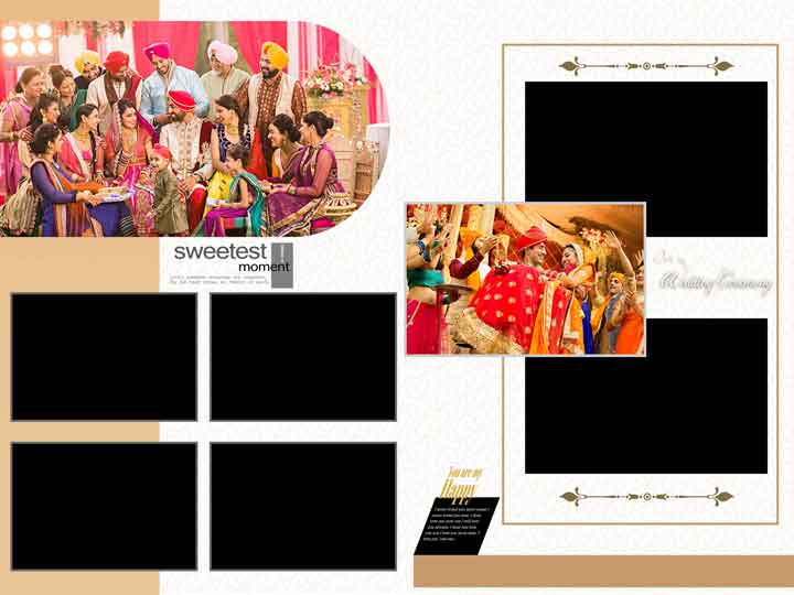 Wedding Photo Album Design Psd
