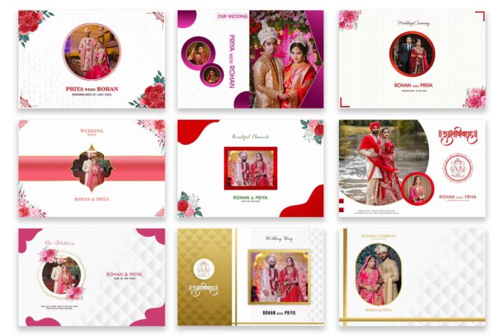 muslim wedding album cover design Archives - Zoom Designs